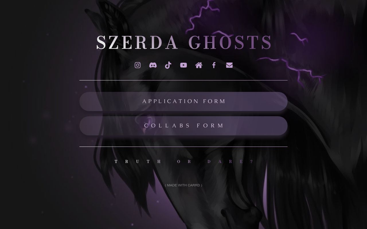 SZERDA GHOSTS
